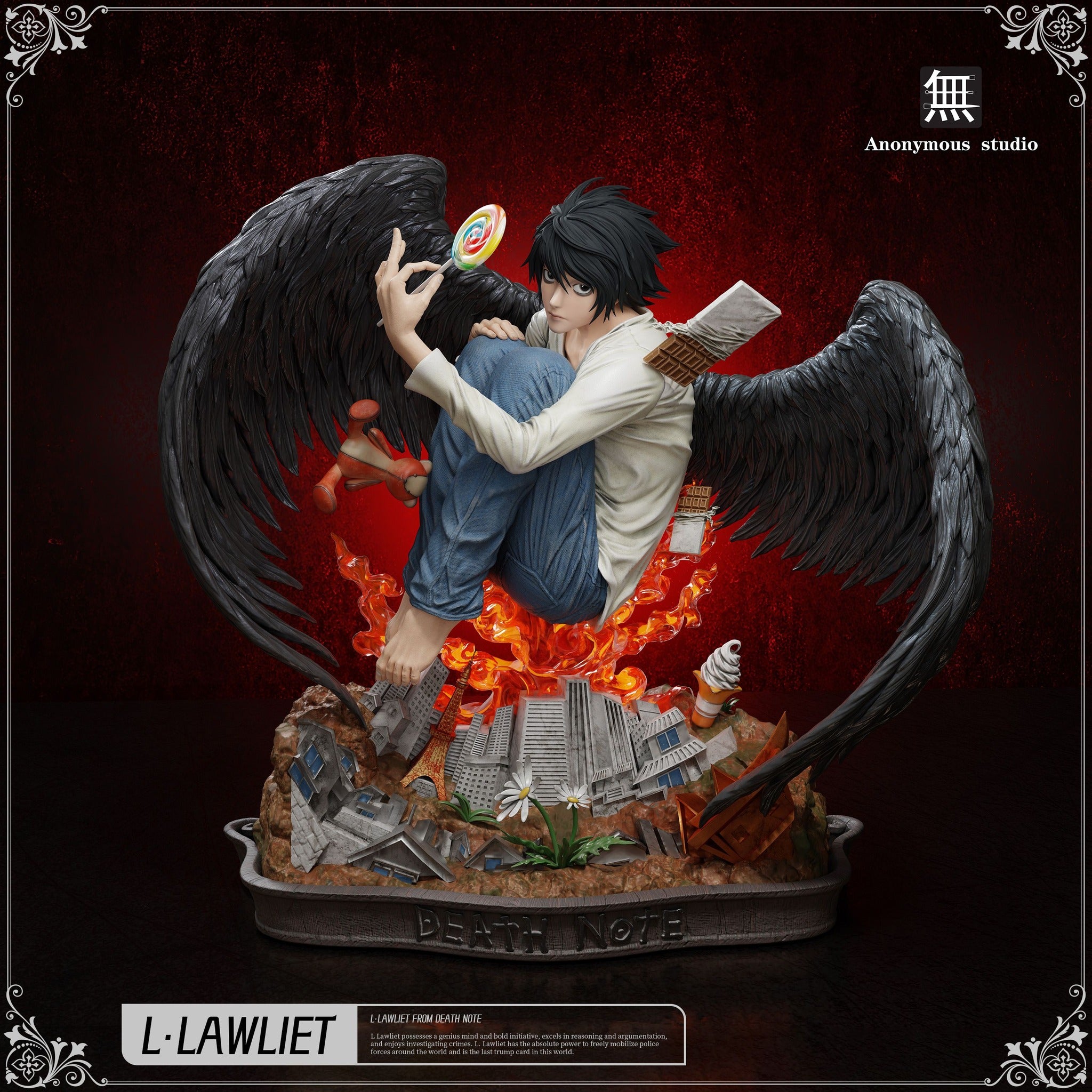 無名工作室 死亡笔记 L·Lawliet雕像 – GK FIGURE MY SG